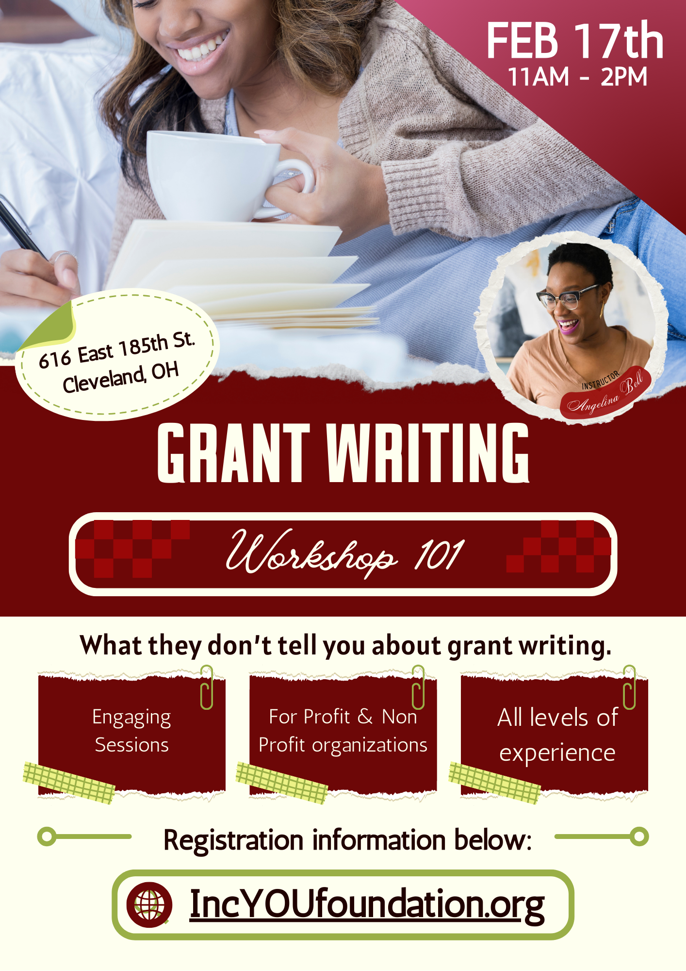 Grant Writing Workshop 101 | incYOU Resource Foundation Inc.